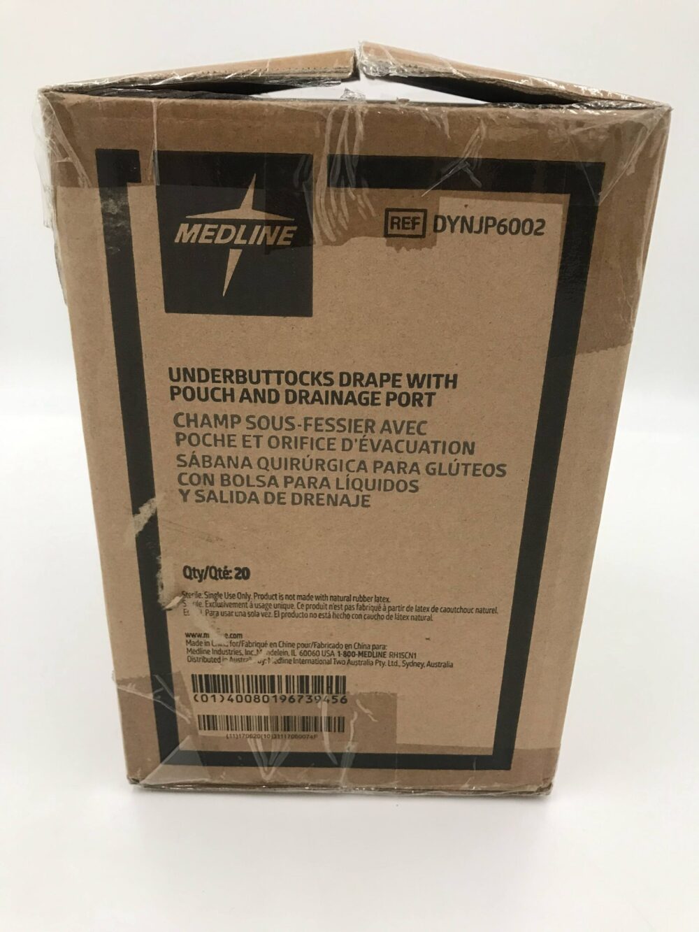 MEDLINE DYNJP6002 Underbuttocks Drape with Pouch and Drainage Port (20 ...
