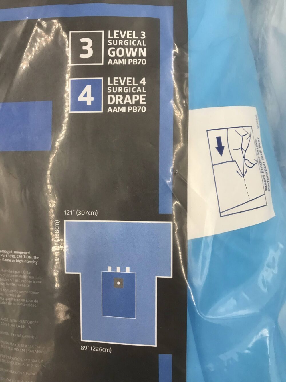 MEDLINE DYNJP8060 ORTHOMAX Extremity Pack Surgical Gown, Surgical Drape ...