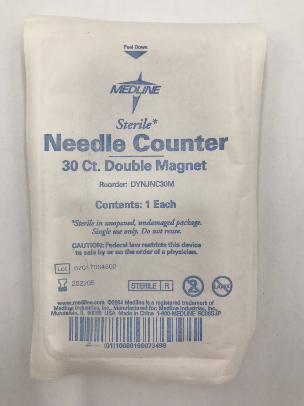 MEDLINE DYNJNC30M Needle Counter 30Ct. Double Magnet (X) - GB TECH USA