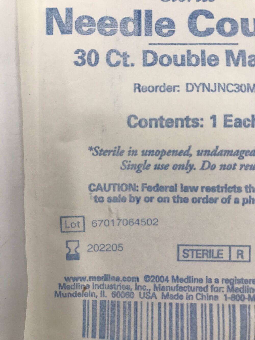 MEDLINE DYNJNC30M Needle Counter 30Ct. Double Magnet (X) - GB TECH USA