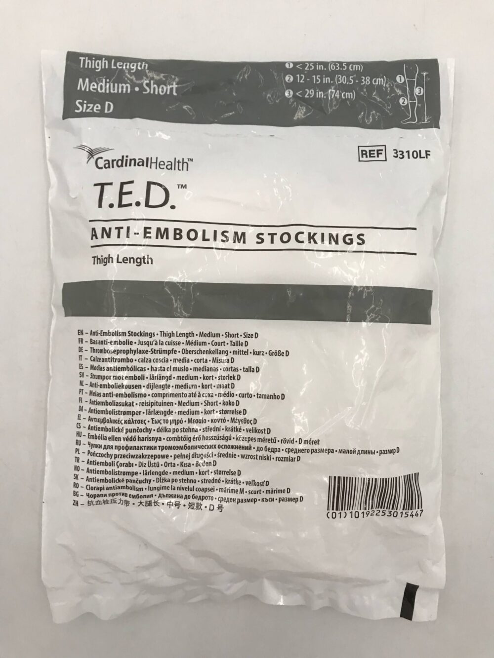 Cardinal Health 3310LF T.E.D. Anti-Embolism Stockings Thigh Length - GB ...
