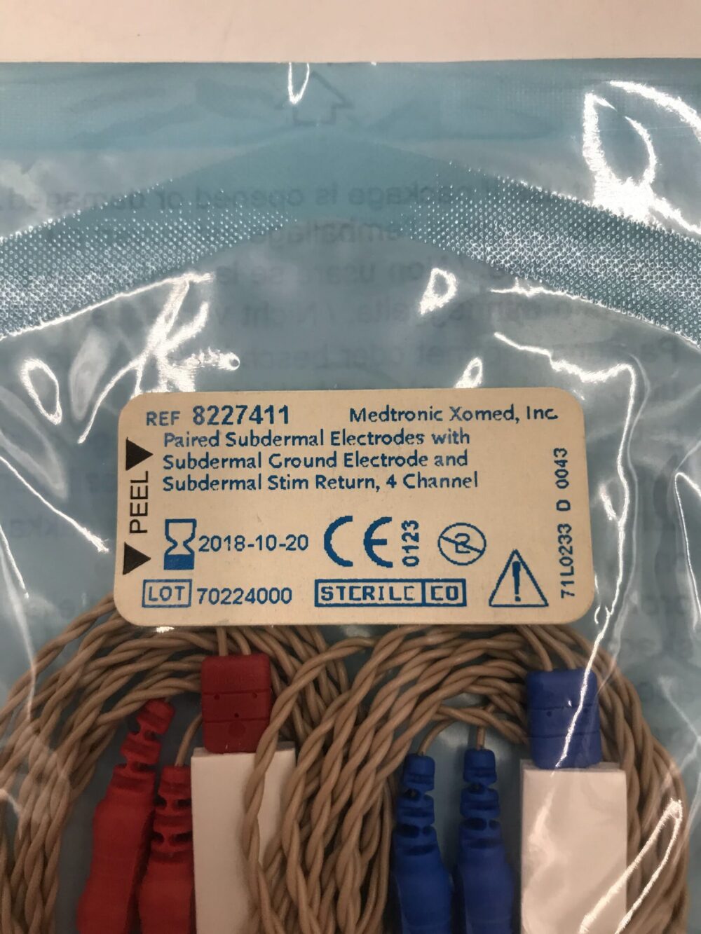 Medtronic 8227411 Paired Subdermal Electrodes with Subdermal Ground ...