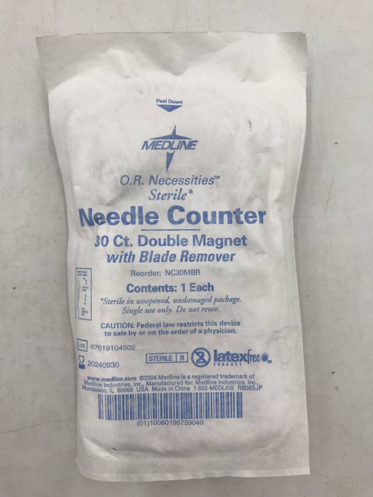 MEDLINE NC30MBR O.R. Necessities Sterile. Needle Counter 30Ct. Double ...