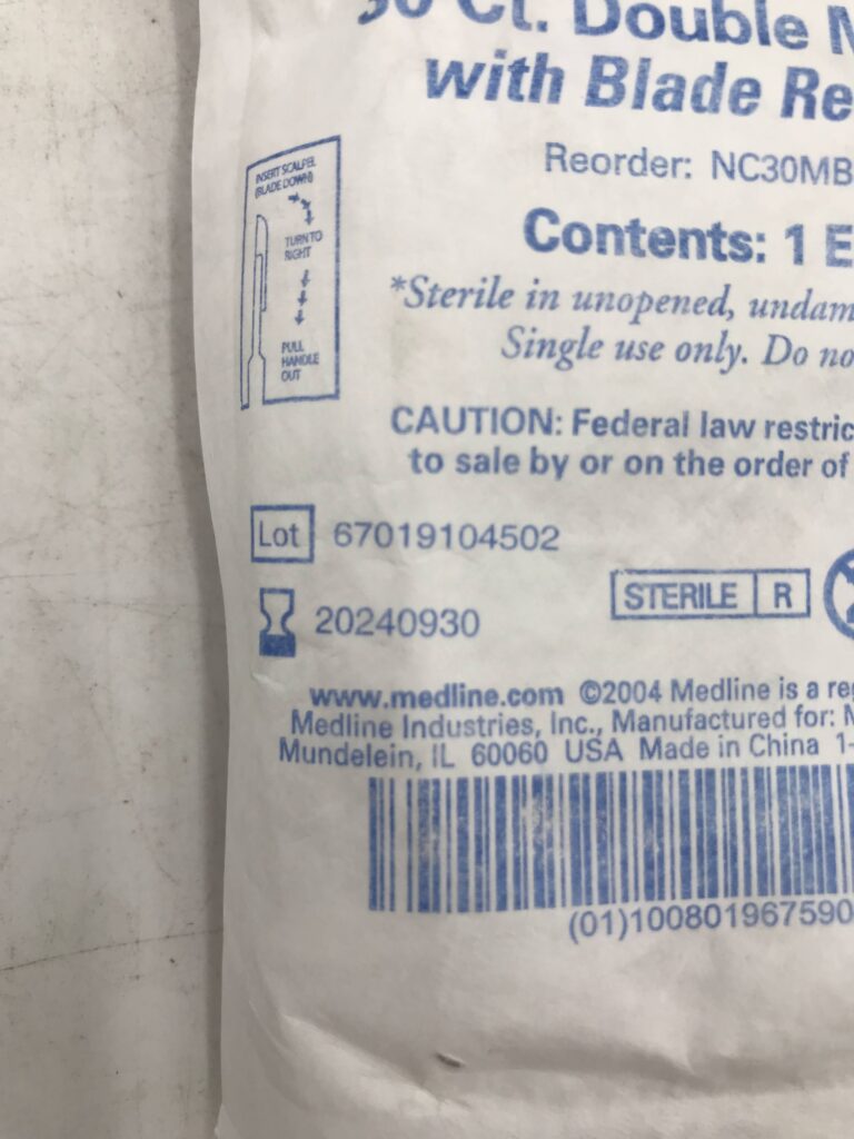 MEDLINE NC30MBR O.R. Necessities Sterile. Needle Counter 30Ct. Double ...