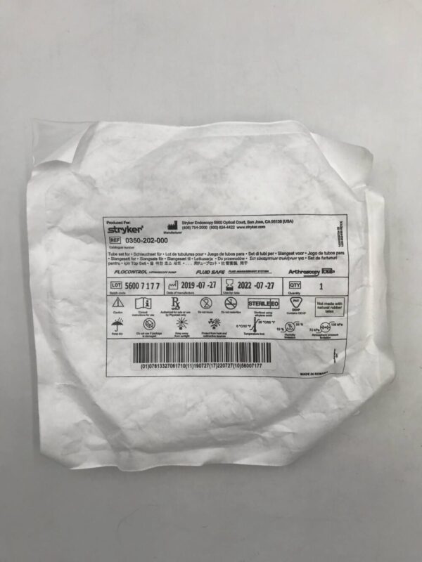Stryker 0350-202-000 Tube Set for Flocontrol Arthroscopy Pump (X) - GB ...