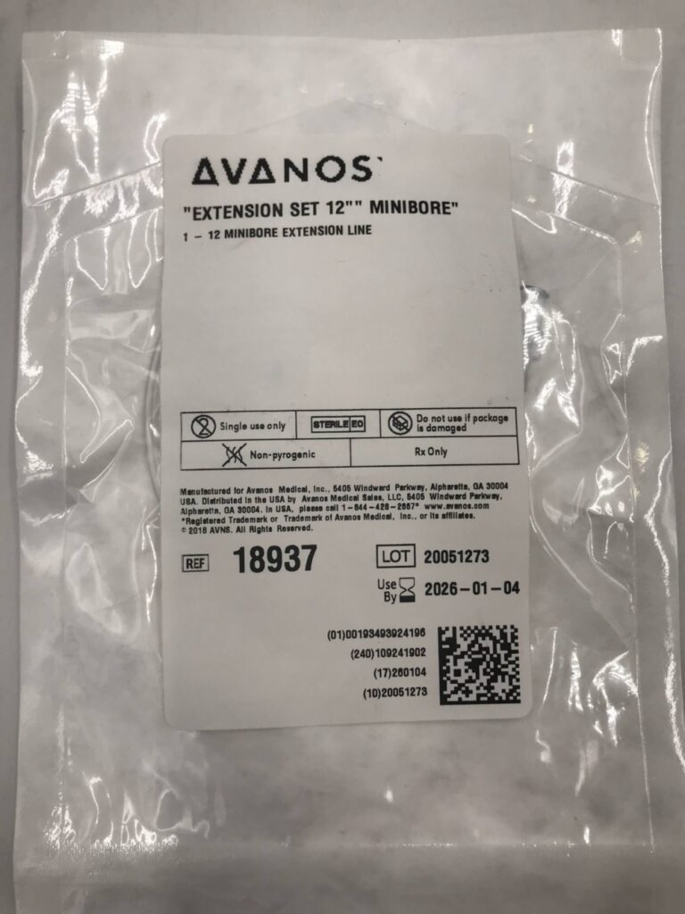 Avanos 18937 extension Set 12" Minibore - GB TECH USA