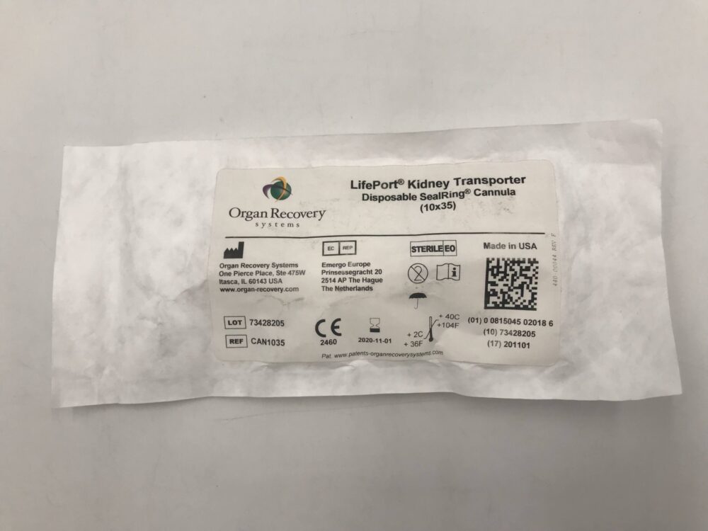 Organ Recovery Systems CAN1035 LifePort Kidney Transporter Disposable ...