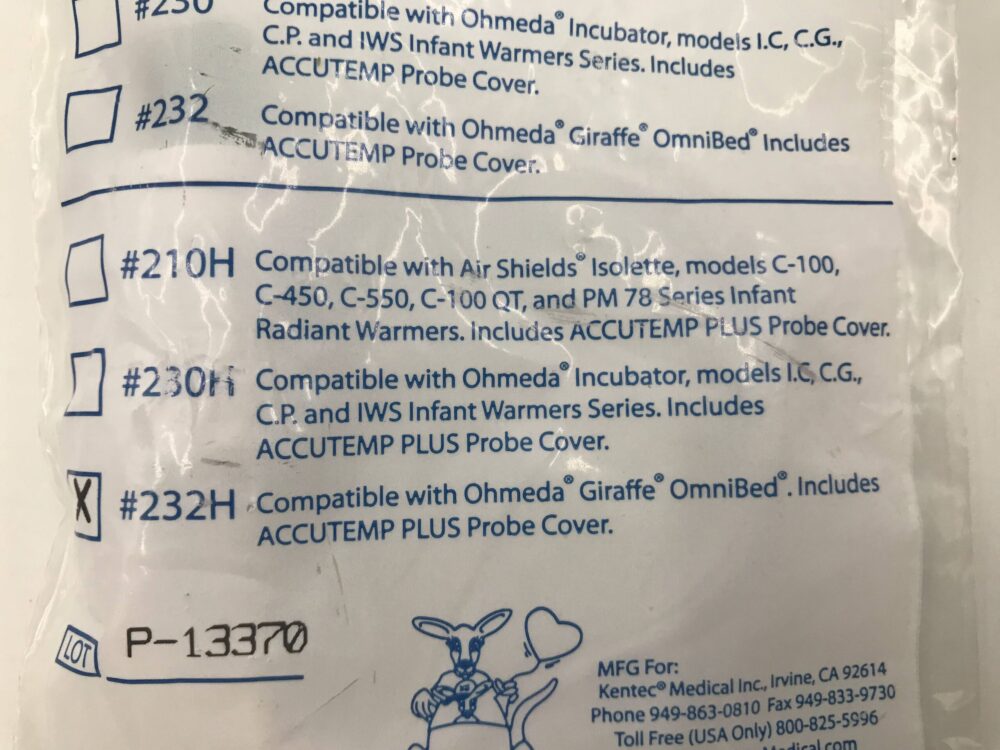 Ameritus 232H Accutemp-Probe Disposable Skin Temperature Probes – GB ...