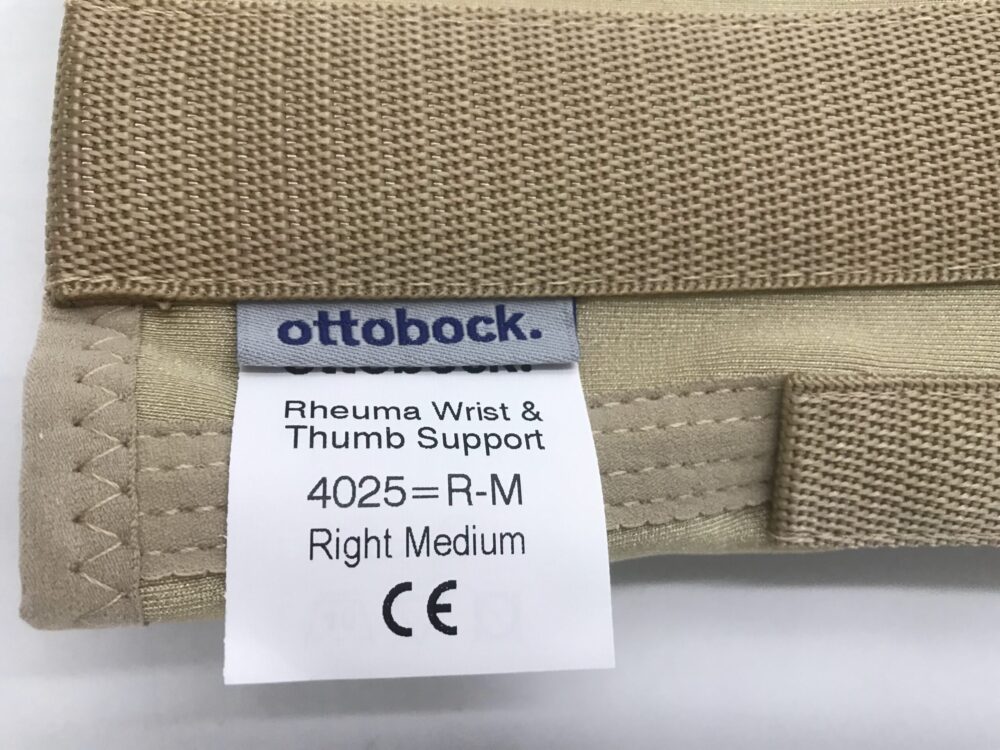 Ottobock 4025 Manu Rheuma Pollex Wrist Support Right, Medium – GB TECH USA