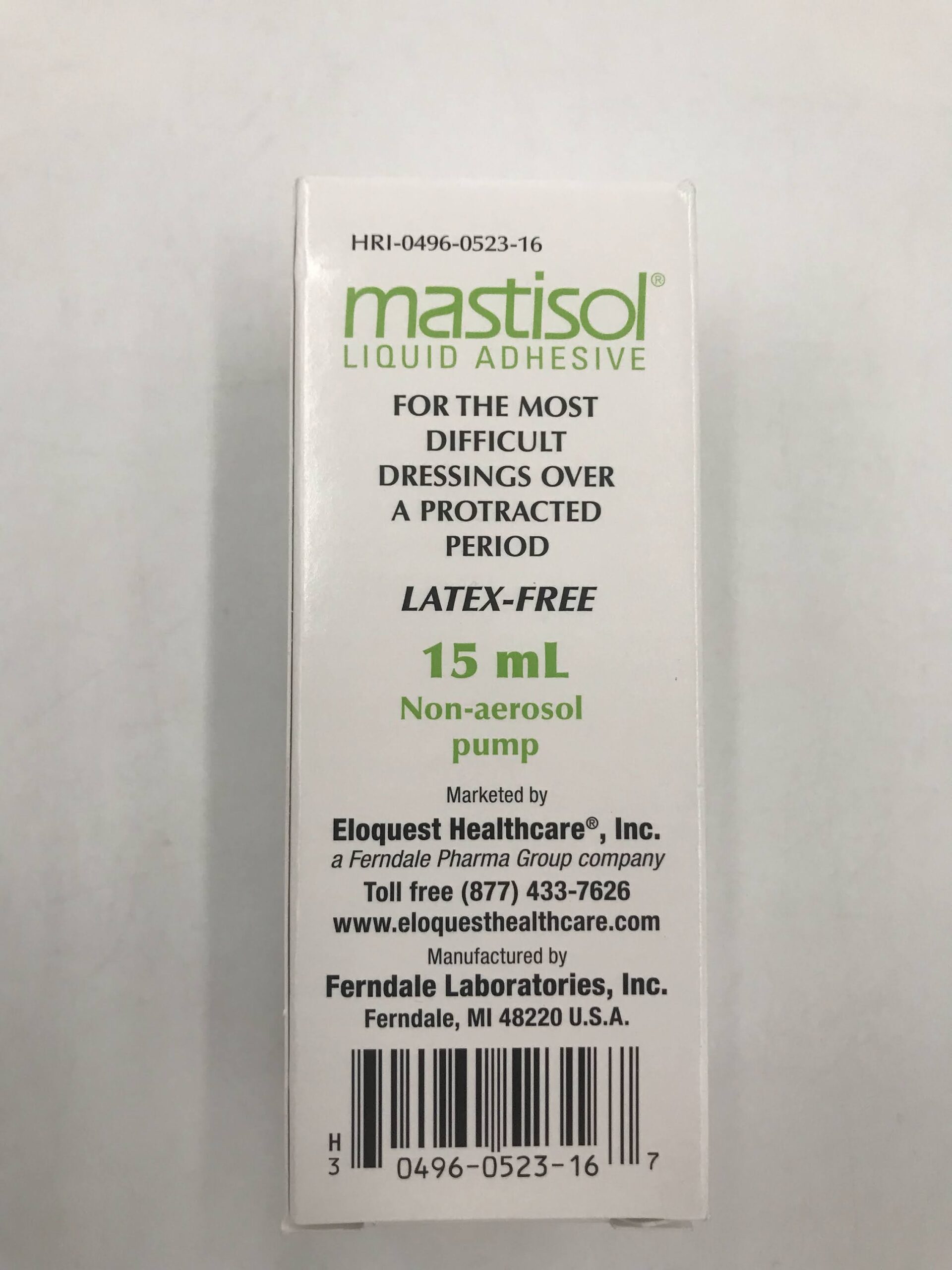 Ferndale Laboratories HRI-0496-0523-16 Eloquest Mastisol Liquid ...