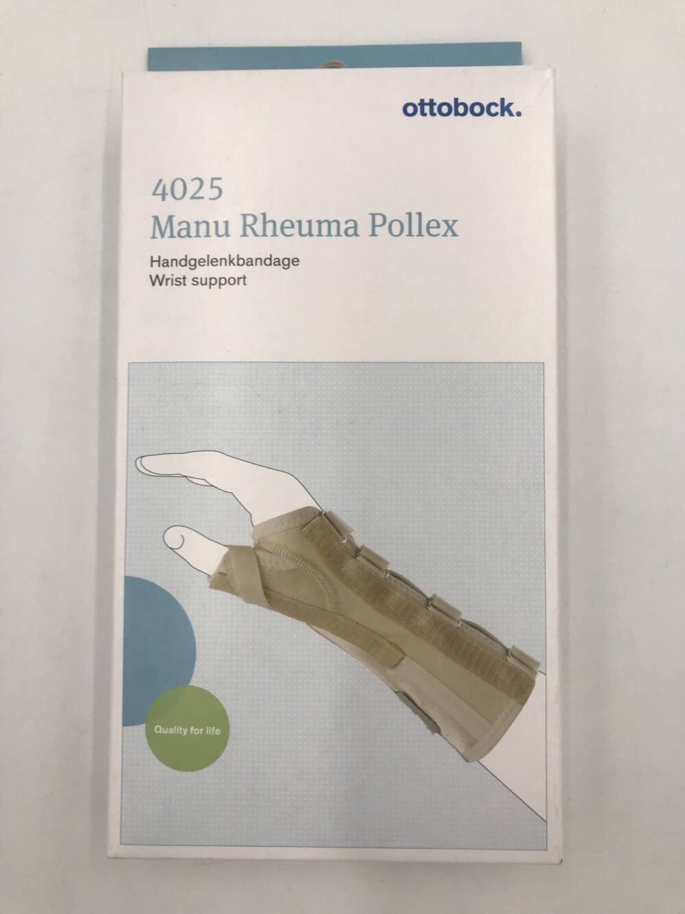 OTTOBOCK 4025 Manu Rheuma Pollex Wrist Support with Flex Thumb Left, XL ...