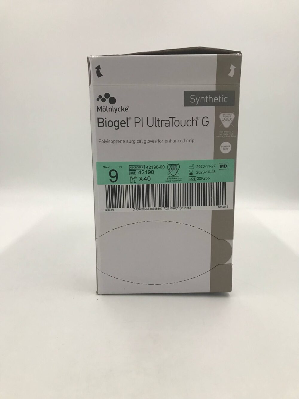 MÖLNLYCKE HEALTH 42190 Non-Latex Biogel PI UltraTouch G Surgical Gloves ...