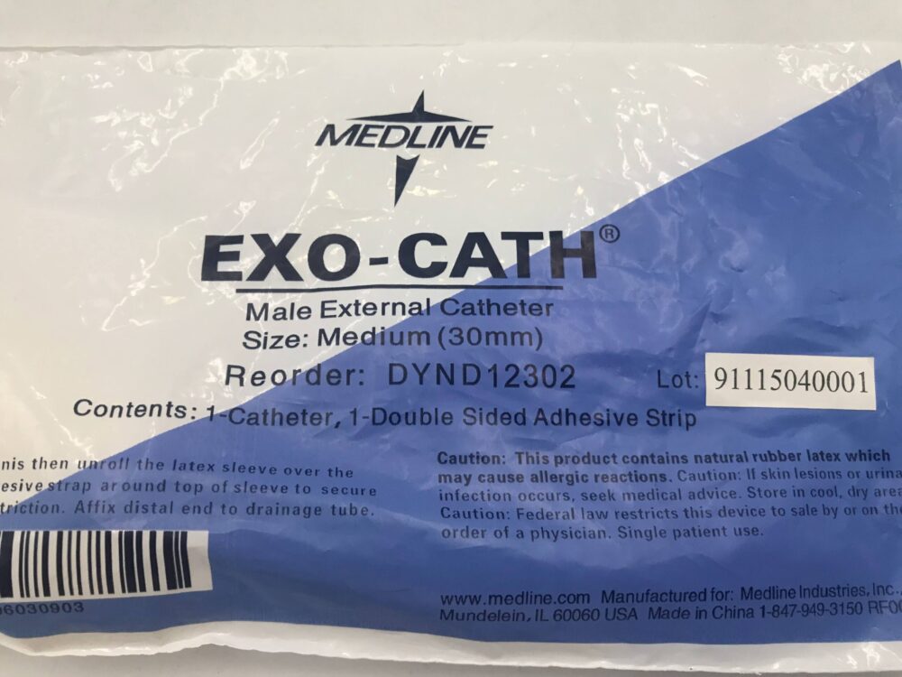 Medline DYND12302 Male External Catheter Size Medium (30mm) (6/Lot ...