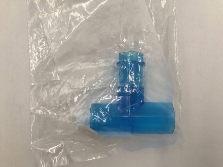 Medline HCSA1009 Valved Tee Adapter 22mm O.D. x 22mm I.D. Connections ...