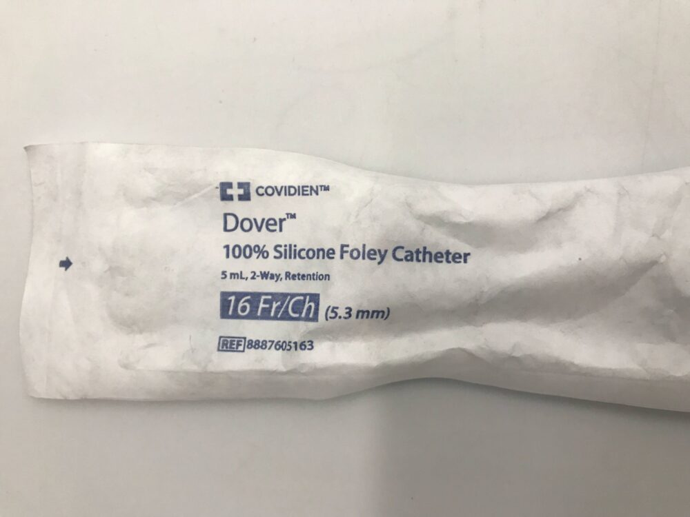 Covidien 8887605163 Dover 100% Silicone Foley Catheter 5mL 2-Way ...
