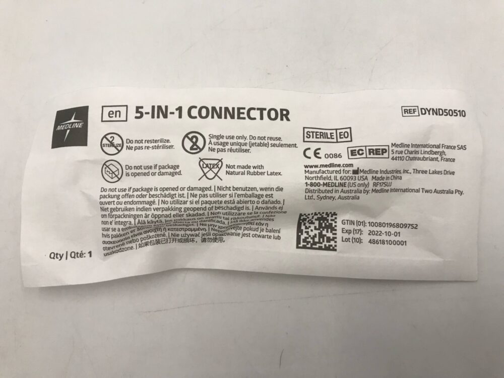 Medline DYND50510 5-In-1 Connector (X) – GB TECH USA