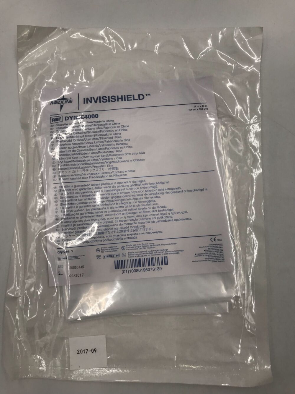 Medline DYNJE4000 Invisishield Cassette Cover 24in x 40in (X) - GB TECH USA