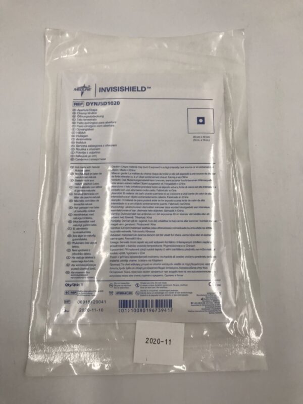 Medline DYNJSD1020 Invisishield Aperture Drape 40cm x 40cm (16in x 16in ...