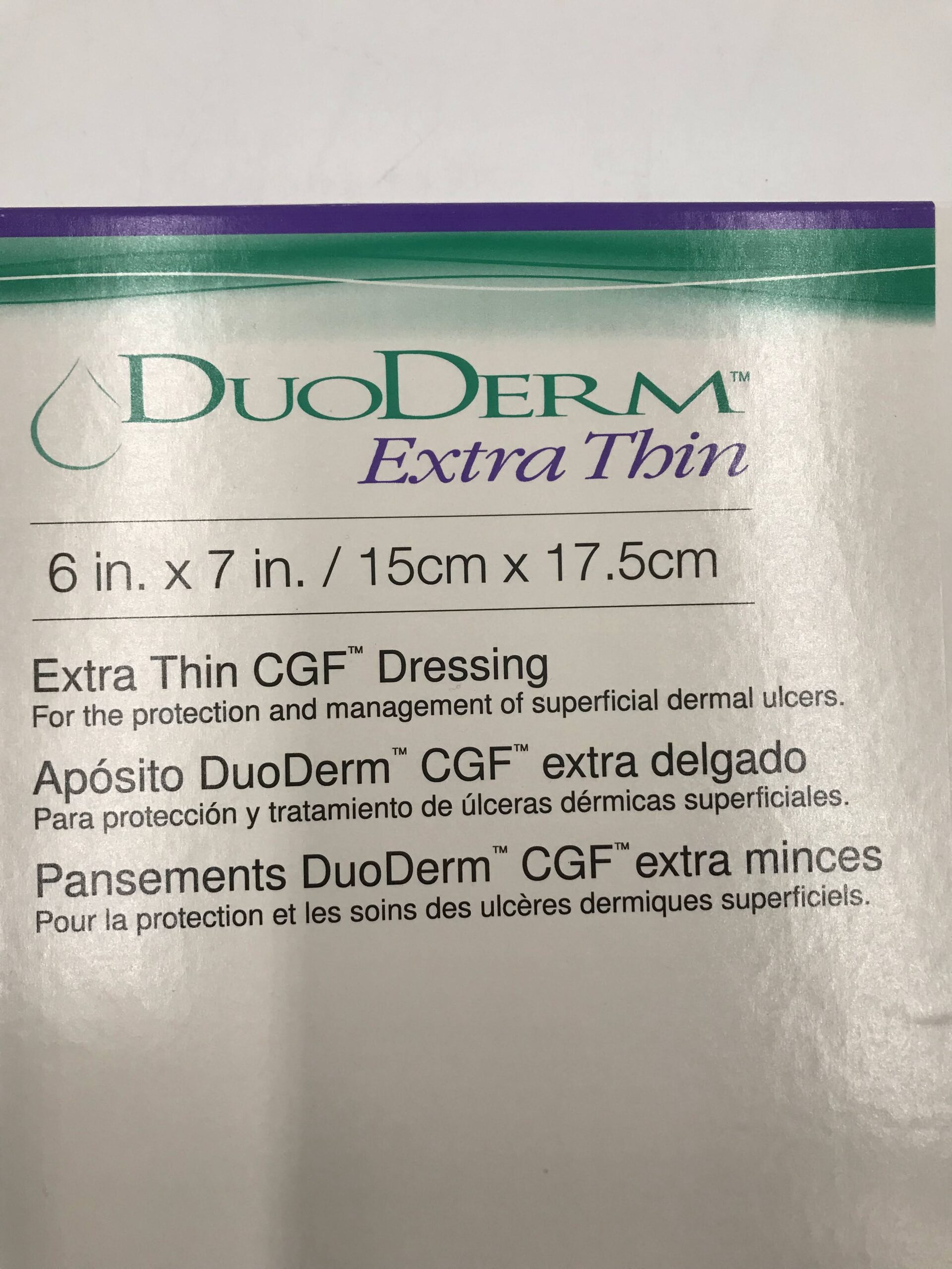 Convatec 187903 DuoDerm Extra Thin CGF Dressing 6in x 7in (10/Box) - GB ...