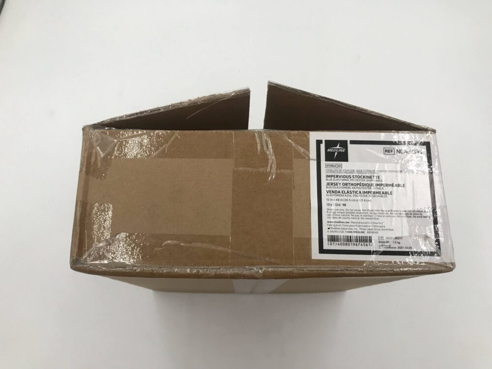 Medline NON22535 Impervious Stockinette 12in x 48in (10/Box) - GB TECH USA