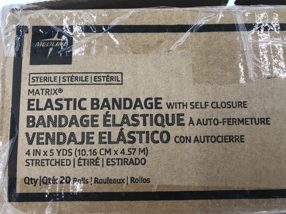 Medline DYNJ05154LF Matrix Elastic Bandage with Self Closure 4in x 5yds ...
