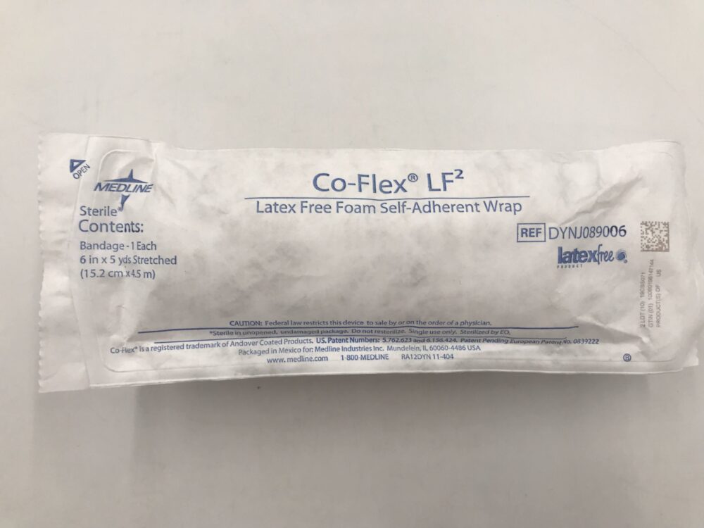 Medline DYNJ089006 Co-Flex LF2 Latex Free Foam Self-Adherent Wrap 6in x ...