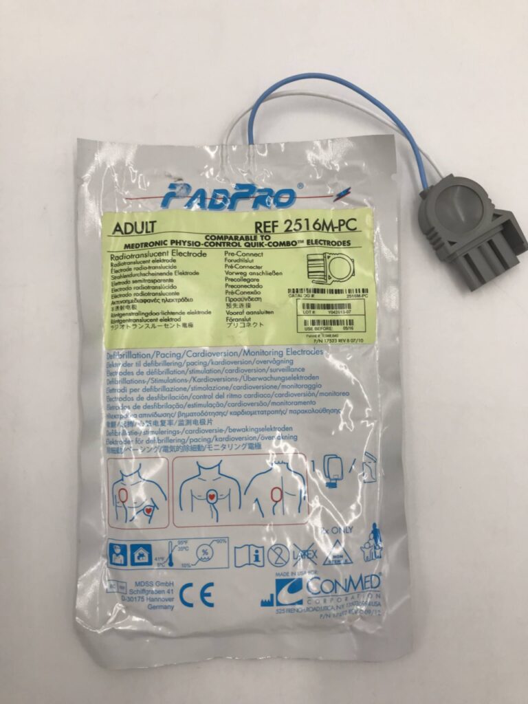 Conmed 2516M-PC Adult Radiotranslucent Electrode Pre-Connect (X) - GB ...