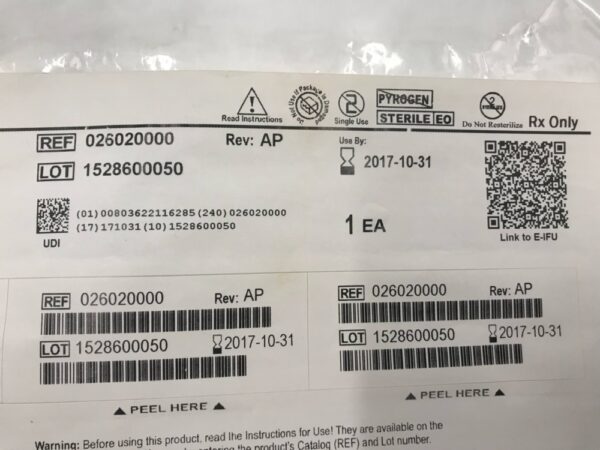 Sorin Group 026020000 Smart Perfusion Pack Double Spike Line Stock (X ...