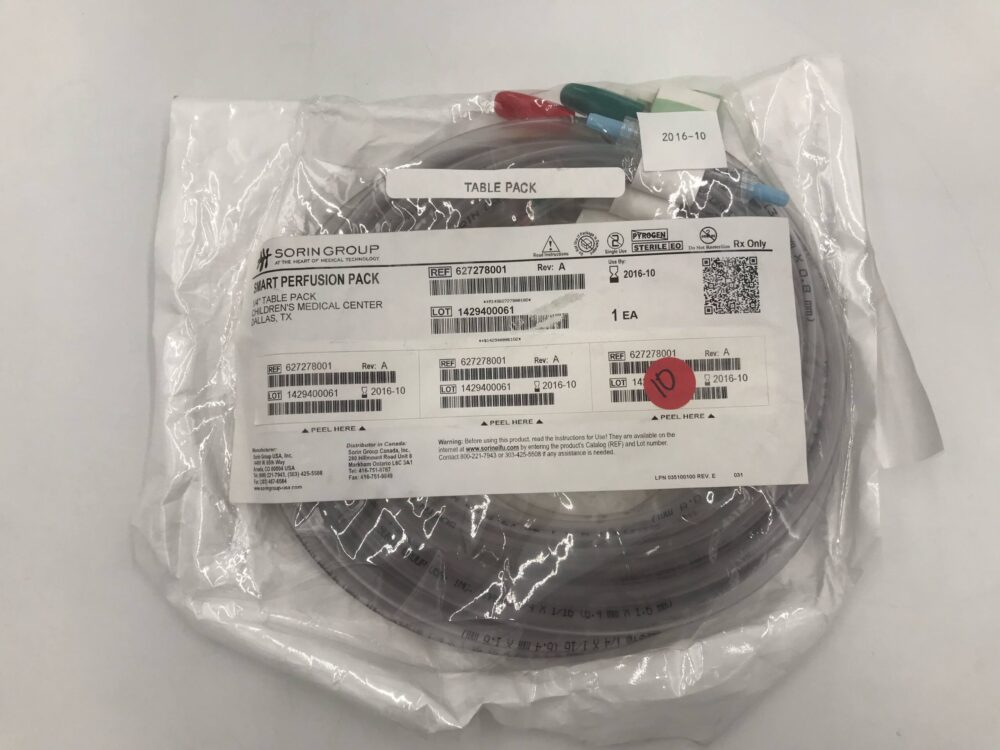 Sorin Group 627278001 Smart Perfusion Pack 1/4" Table Pack (X) - GB ...