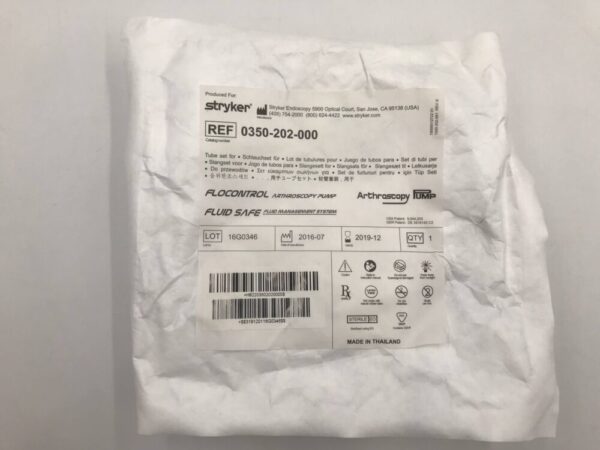 Stryker 0350-202-000 Tube Set for Flocontrol Arthroscopy Pump (X) - GB ...