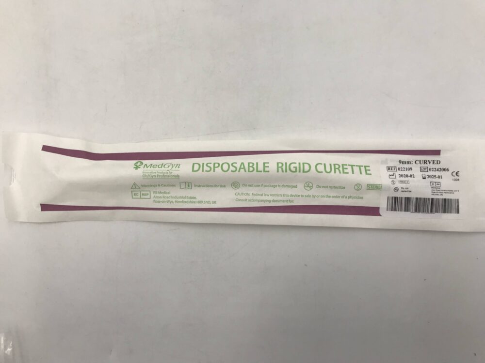 Medgyn 022109 Disposable Rigid Curette 9mm Curved (10/Pack) (X) - GB ...