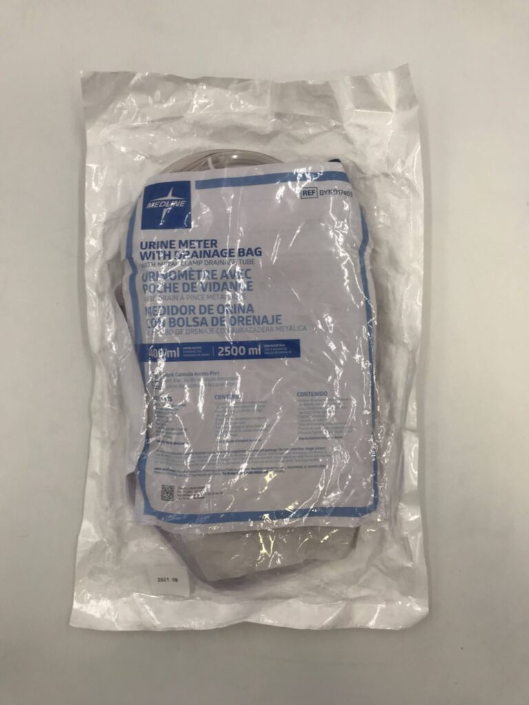 MEDLINE DYND17403 Urine Meter w/ Drainage Bag 400ml Urine Meter 2500ml ...