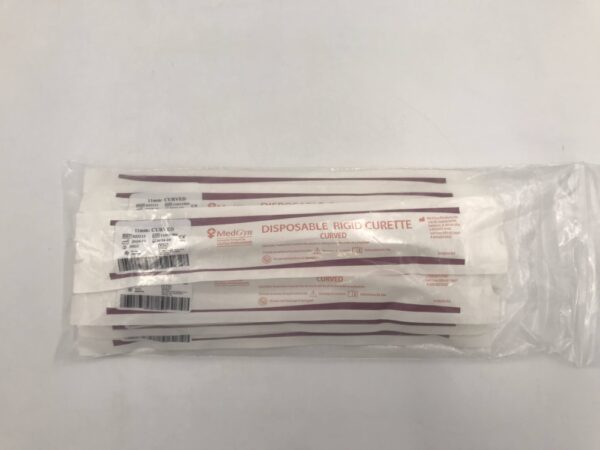 Medgyn 022111 Disposable Rigid Curette 11mm Curved (10/Pack) - GB TECH USA