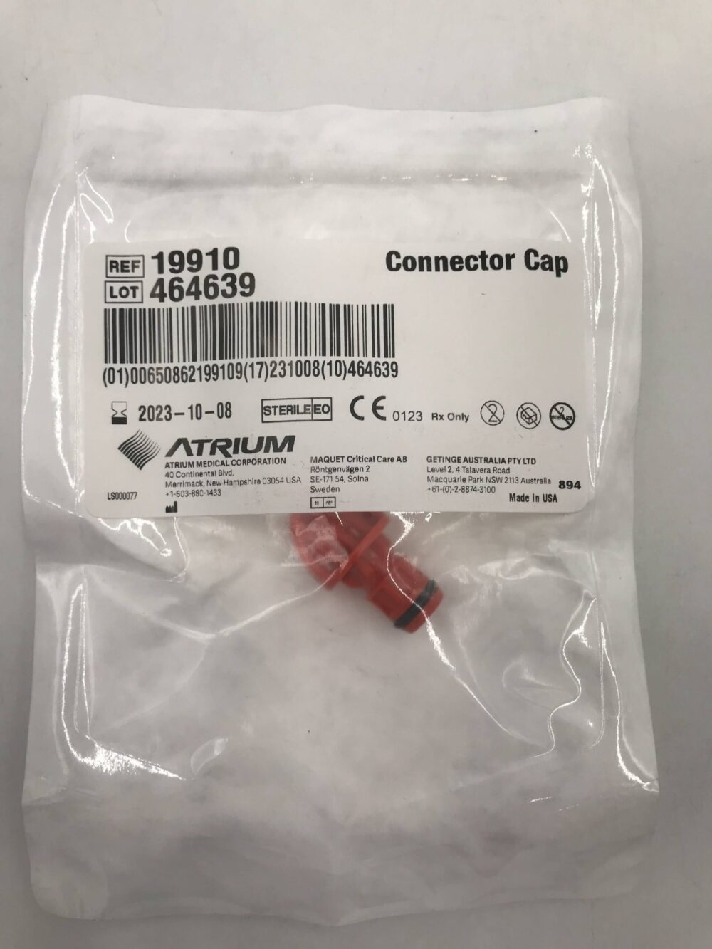 Atrium 19910 Connector Cap (X) - GB TECH USA