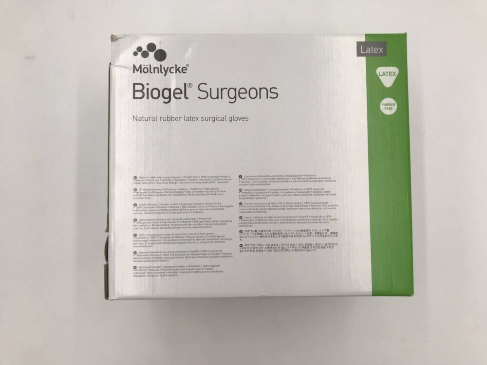 Molnlycke 30455 Biogel Surgeons Natural Rubber Latex Surgical Gloves ...