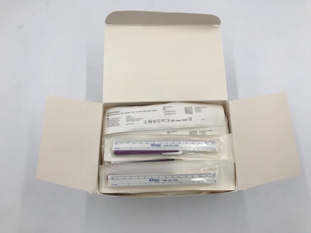ASPEN SURGICAL 2630 Richard-Allan Surgical Marking Pen, Fine Tip, Ruler ...