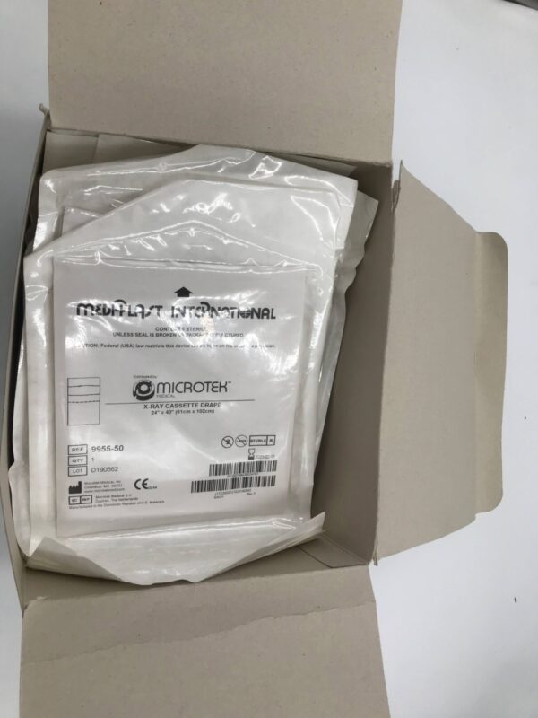 MICROTEK MEDICAL 9955-50 X-Ray Cassette Drape 24in x 40in (50/Box)(X ...