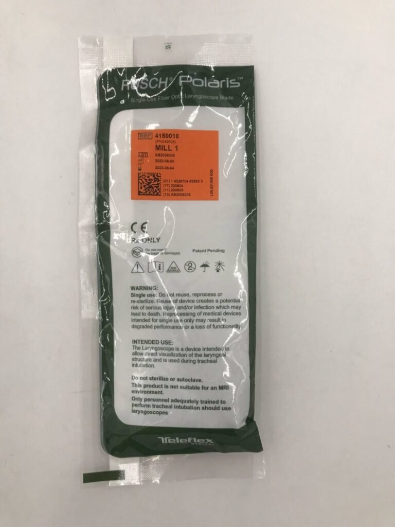 TELEFLEX 4150010 Rusch Polaris Single-Use Fiber Optic Laryngoscope ...