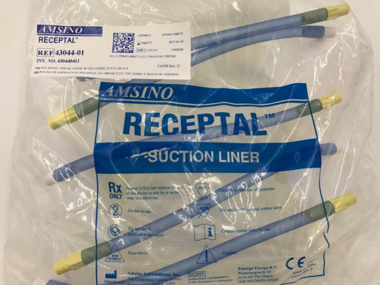 AMSINO 43044-01 Receptal Suction Liner (10/Bag) - GB TECH USA