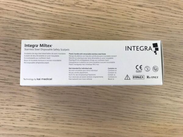 INTEGRA LIFESCIENCES 4-511 Miltex Stainless Steel Disposable Safety ...