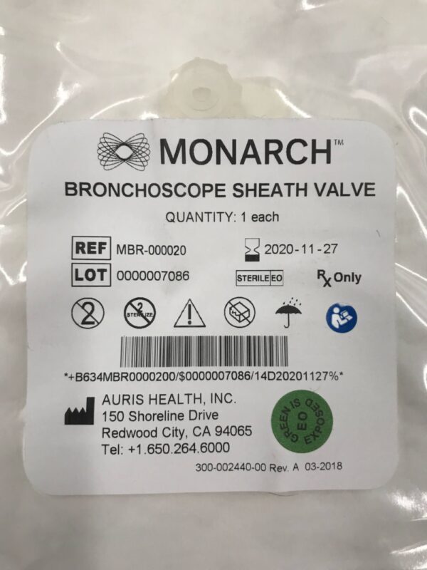 Auris Health MBR-000020 Monarch Bronchoscope Sheath Valve (X) – GB TECH USA