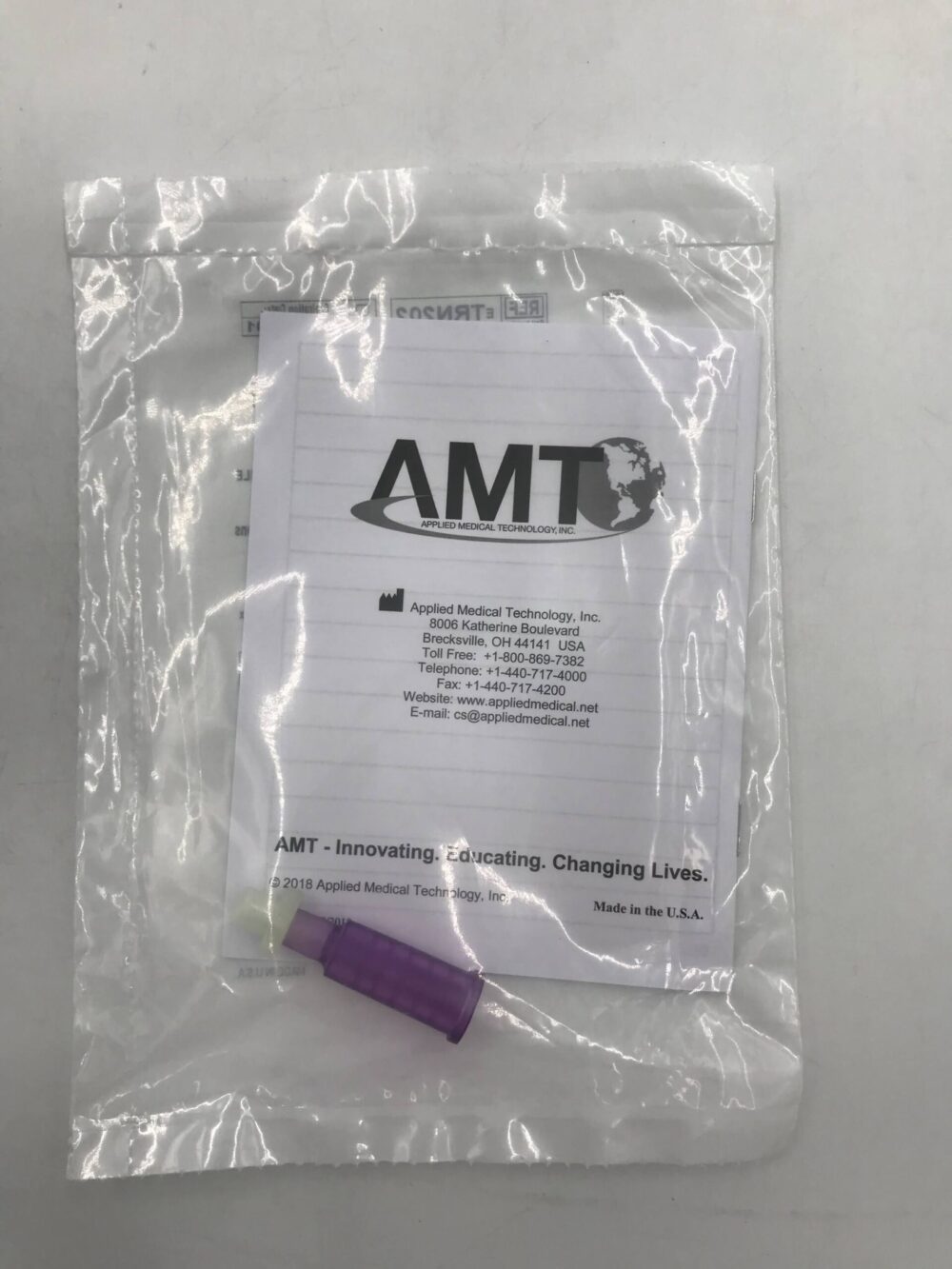 Applied Medical Technology TRN202 Female Catheter-to-Female ENFit ...