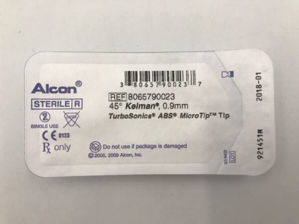 Alcon 8065790023 45° Kelman 0.9mm TurboSonics ABS MicroTip Tip (X) - GB ...