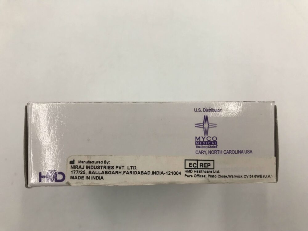 Niraj Industries 2001T-20 Myco Glass Van Sterile Surgical Blades #20 ...