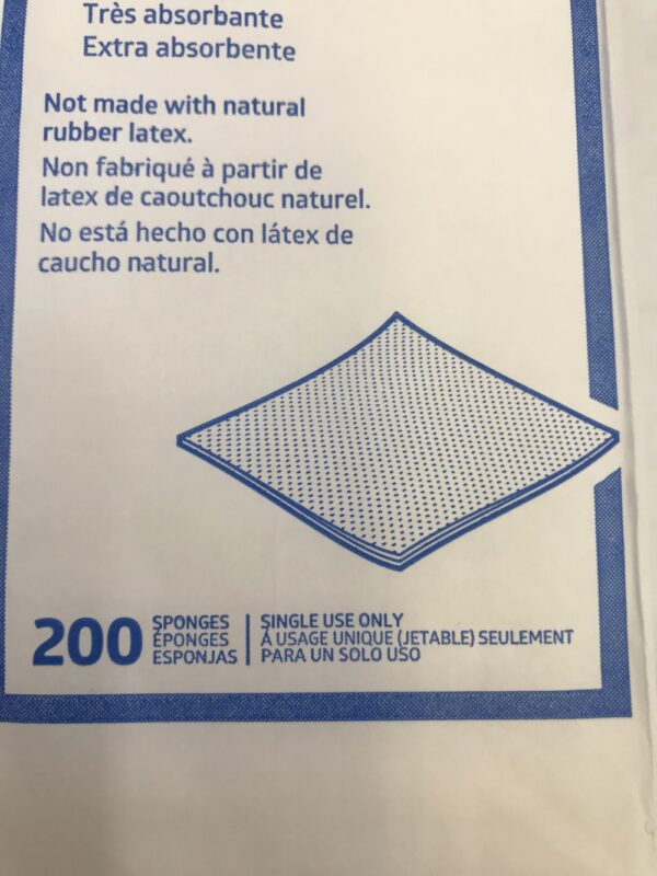 Medline NON25334 Non-Woven Gauze Sponges 3 x 3in 4Ply Low Linting Extra ...