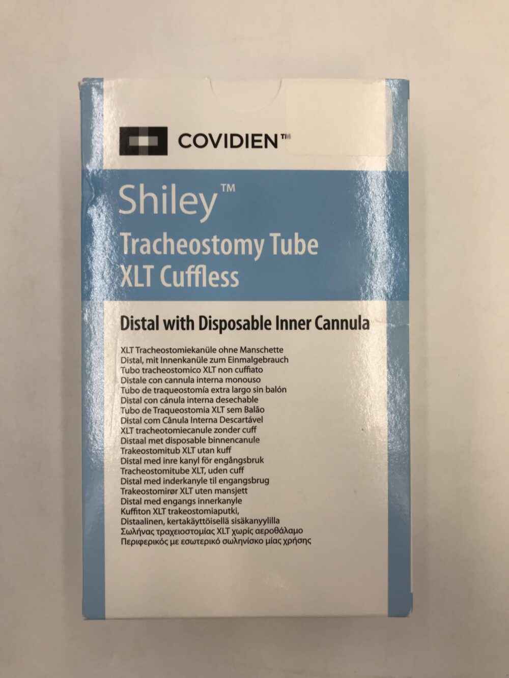 COVIDIEN 50XLTUD Shiley Tracheostomy Tube XLT Cuffless Distal w ...