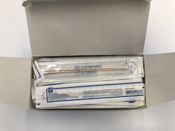 Medline MDS202000 Cotton Tipped Applicators 6in Wood Shaft (Packs of 2 ...