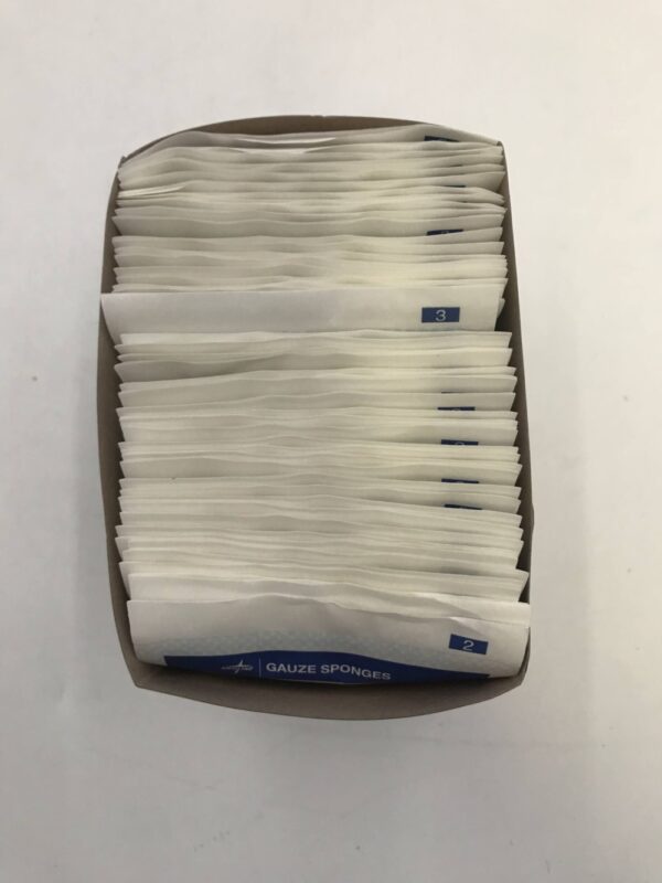Medline NON21420 Gauze Sponges Woven Sponges 2in x 2in 8-Ply 100% ...
