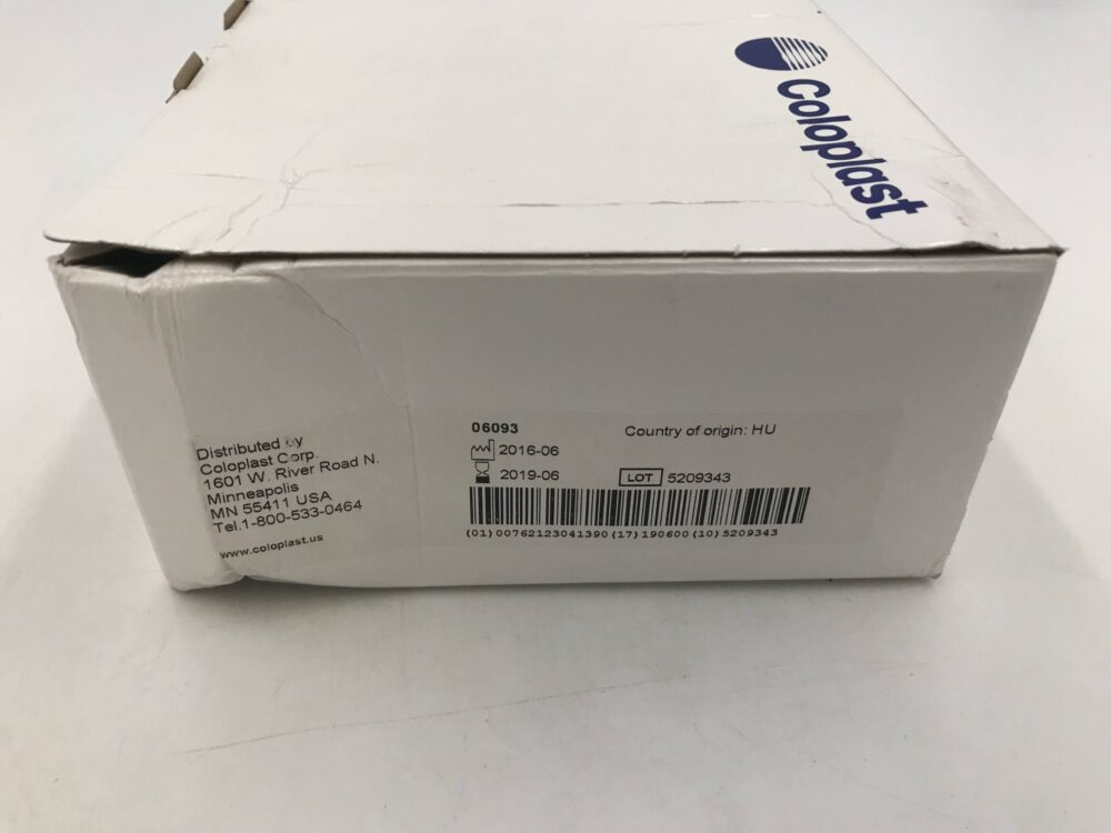 COLOPLAST 14344 Assura Adhesive Coupling 2-Piece EasiClose Pouches Maxi ...