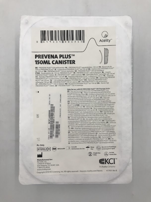 KCI PRE4095 Prevena Plus 150mL Canister (X) - GB TECH USA